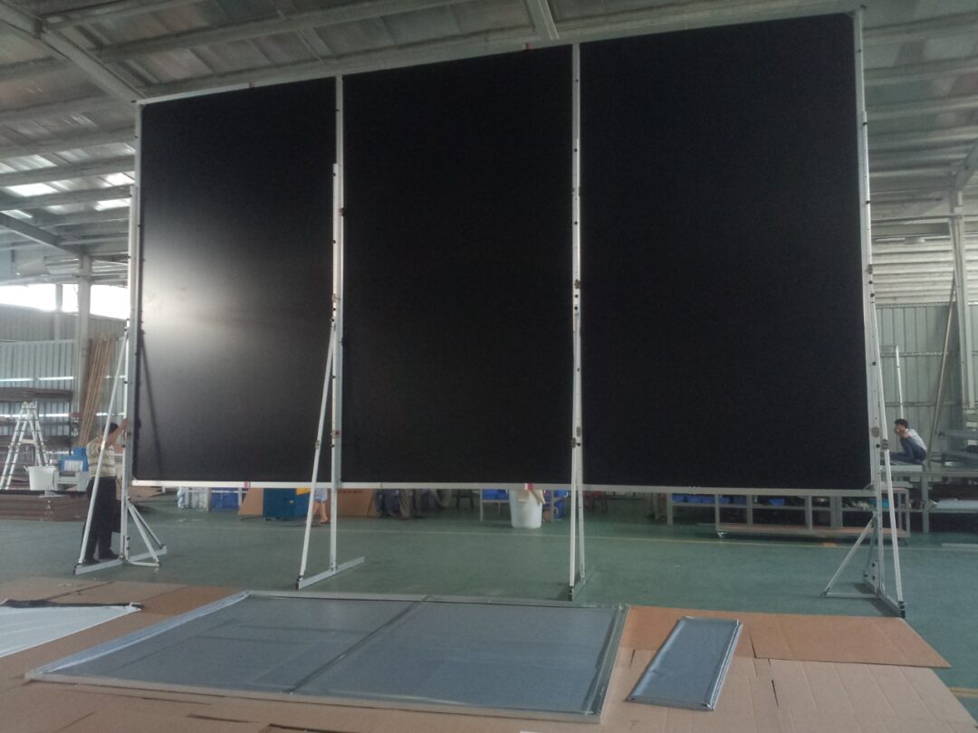 100-400 Inch Portable Fast Folding Projection Screen for Outdoor FF1 ...